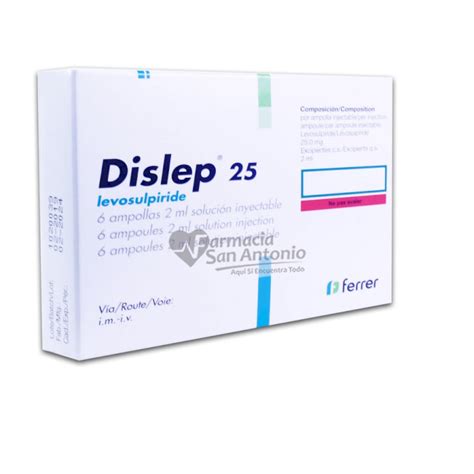 Dislep 25mg X 6 Amp And Farmacia San Antonio