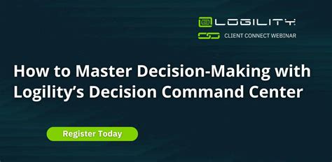 How To Master Decision Making With Logilitys Command Center Logility