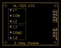 HL 52S 2 RELAY MODULE Resources EasyEDA