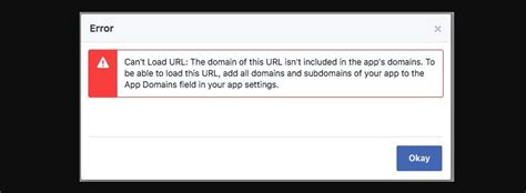 Quick Way To Fix Cant Load Url The Domain Of This Url Isnt Included