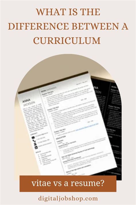 What Is The Difference Between A Curriculum Vitae Vs A Resume