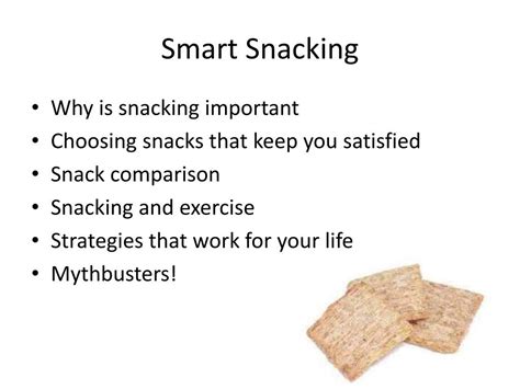 Ppt Smart Snacking Powerpoint Presentation Free Download Id1967703