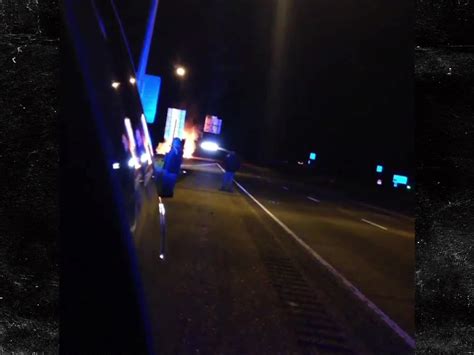 Miley Cyrus Tour Bus Fire