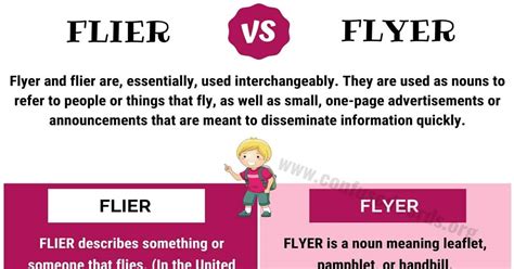Flier FlyerLearn The Difference And Use Them Correctly 47 OFF