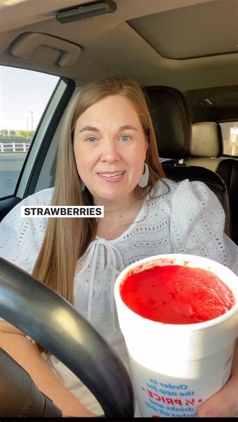 Trying A New Sonic Drink For You Today Weve Got A Limeade Slush With Real Strawberries And