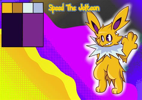 Speed The Jolteon Character Sheet By Poutineplays On Deviantart