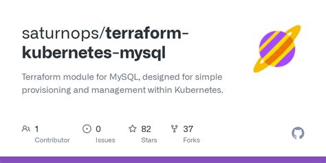 github saturnops terraform kubernetes mysql terraform module for