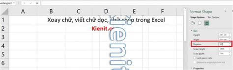Cách viết chữ dọc trong Excel Xoay chữ dọc ngang chéo thẳng