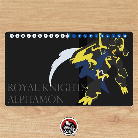 Playmat Digimon Royal Knights Alphamon Loja Do Raijin