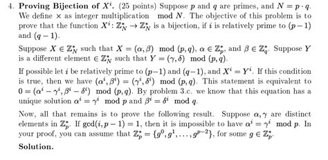 4 Proving Bijection Of X 25 Points Suppose P And