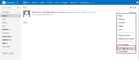 How To View Email Header In The Webmail And Web Clients IPSERVERONE