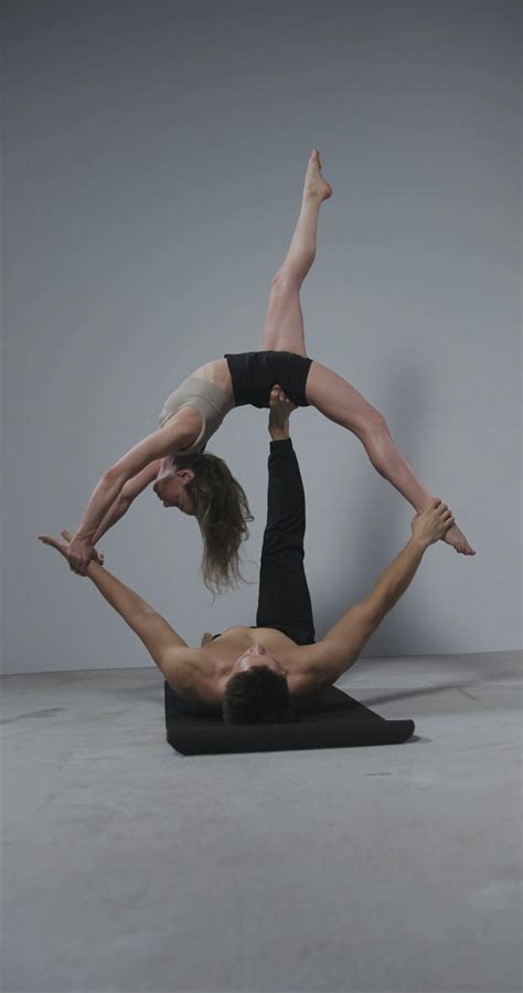 Man And Woman Acro Dancing Free Stock Video Footage Royalty Free 4k