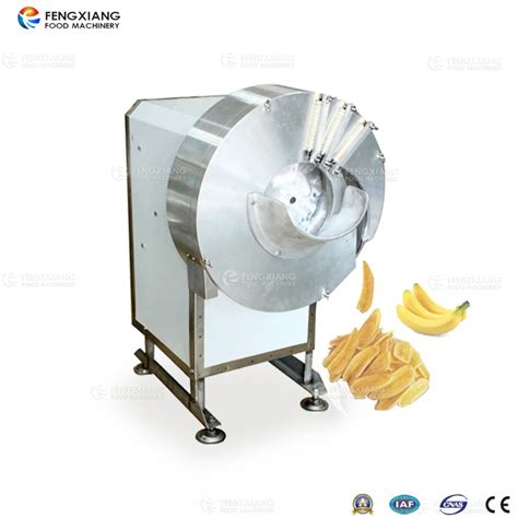 Industrial Automatic Electric Banana Cassava And Potato Chips Cutting
