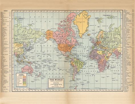 Old Maps Of The World