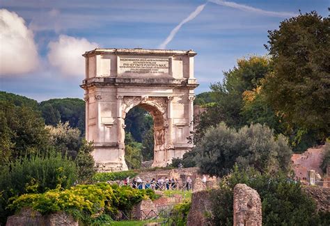 Map Of Arch Of Titus