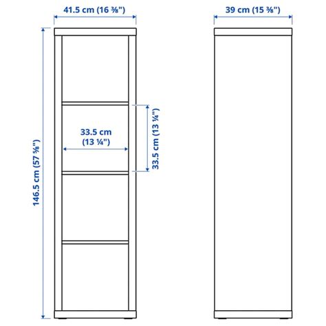 Kallax Shelf Unit With 2 Inserts With 4 Drawers White Stained Oak Effect 575 8x163 8 Ikea