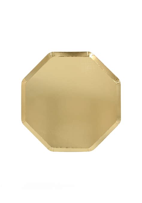 Set Of 8 Octagonal Plates Meri Meri