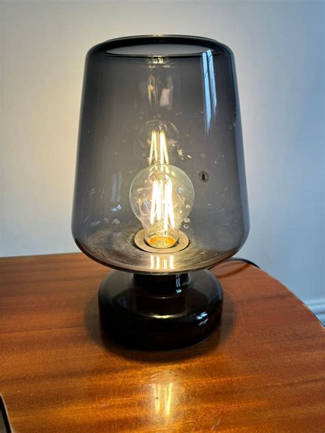 Ikea Guldalg Glass Table Lamp Etsy Uk Glass Table Lamp Glass Table Table Lamp