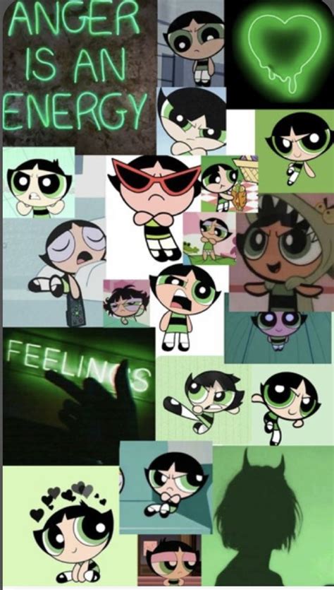 F💚o💚l💚l💚o💚w Angry Buttercup Aesthetic Buttercup Powerpuff Wallpaper