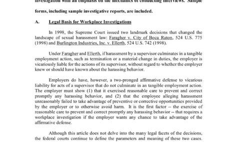 Workplace Investigation Report Examples Pdf Examples Throughout Sexual