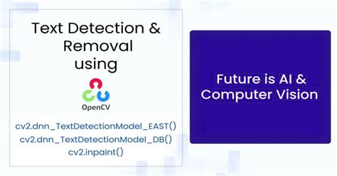 🚀text detection and removal using opencv the article text detection and