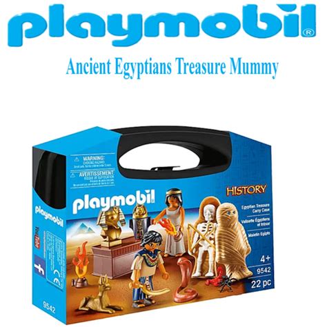 Playmobil Set 9542 Ancient Egyptians Treasure Mummy New Case Ebay