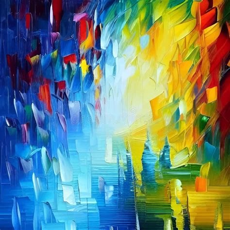 Illustration Of An Abstract Colorful Background Concept Of Cover With