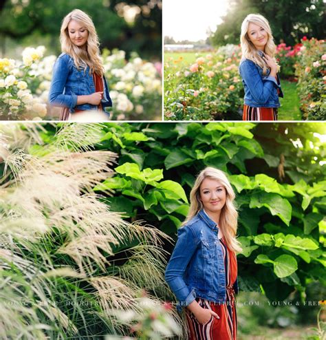 Garden Portrait Session With A Corvallis Senior Holli True Senior
