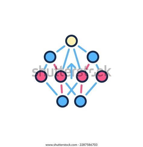 Neural Networks Vector Concept Minimal Colored Stock Vector Royalty Free Shutterstock