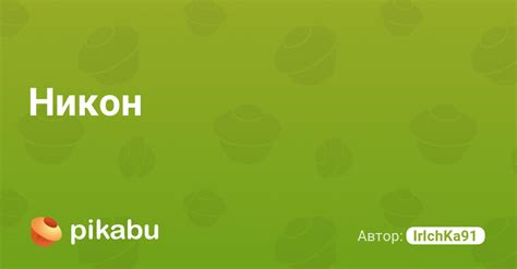 Никон Пикабу