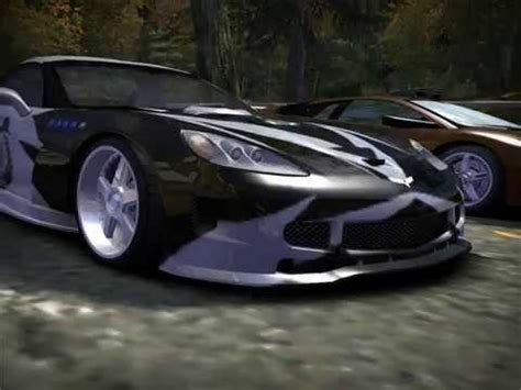 Need For Speed Most Wanted Chevrolet Corvette C6 Cross Vinyls Youtube