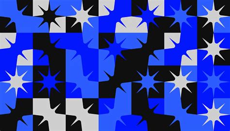 Simple Geometric Pattern Design With Basic Geometry Forms Stock