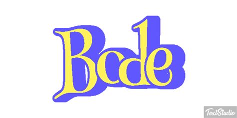 Bode Name Animated  Logo Designs