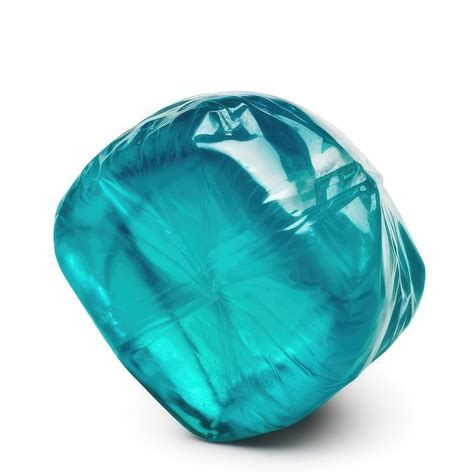 Premium Photo A Blue Glass Object With A Green Glass In The Center