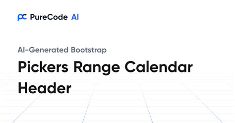 10 best bootstrap pickers range calendar header components for modern