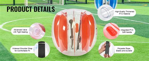Mophorn Inflatable Bumper Balls 2 Pack 3ft09m Body Sumo Zorb Balls