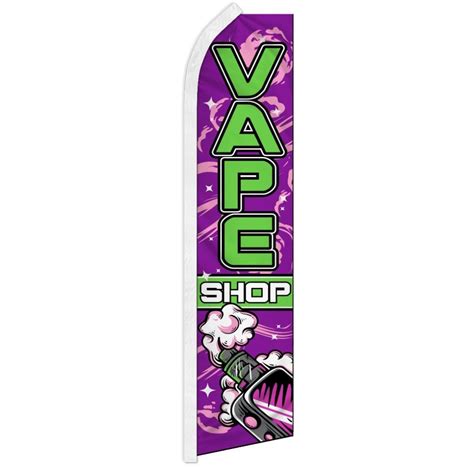 Vape Shop Purple And Green Super Flag Flags Importer 115ft X 25ft