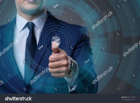 Biometric Identification Concept Fingerprints Stock Photo Shutterstock