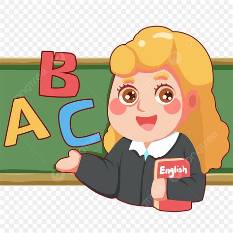 Blond Teacher Clipart Vector Blond Foreign Teacher Foreign Teacher