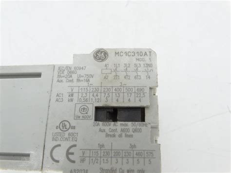 General Electric MC1C310AT Contactor
