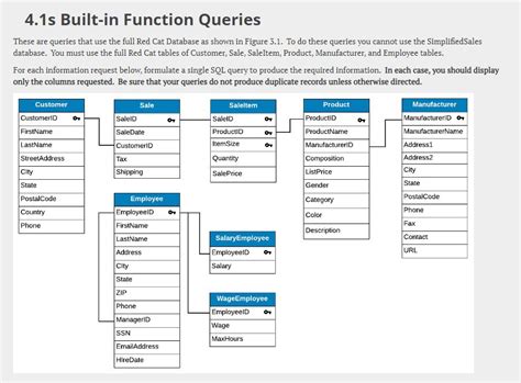 Solved 41s Built In Function Queries These Are Queries That