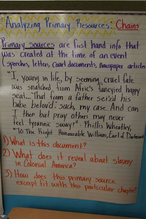 5th Grade Wit And Whimsy Analyzing Primary Source Documents Close Reading