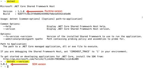 Dotnet Core Version Confusion The Data Farm