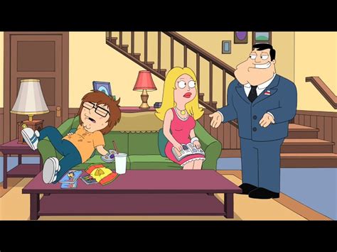 Amerikansk Pappa Steve Og Snørr