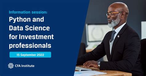 Cfa Institute On Linkedin Python Datascience Professionallearning