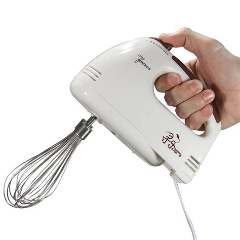Electric 7 Speed Handheld Food Whisk Blender Home Kitchen Egg Cake