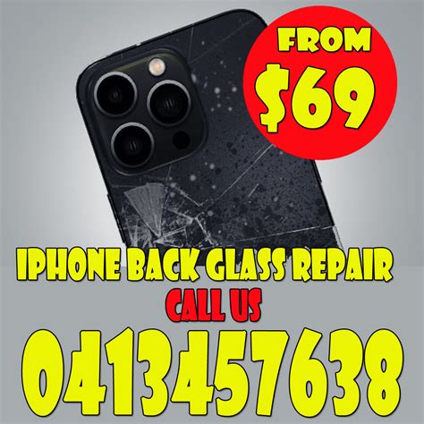 Iphone Back Glass Repair Replacement Sydney