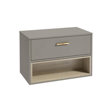 Sonas Malmo 80cm Countertop Basin Khaki Matt Eec Homevalue