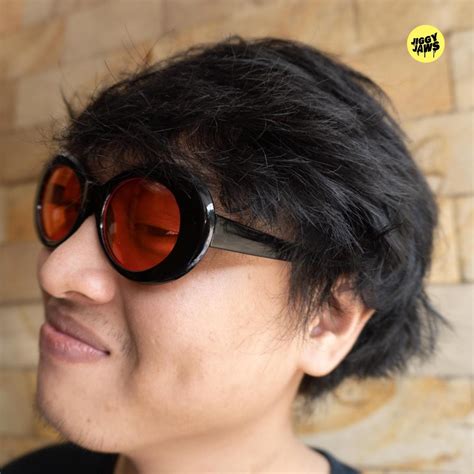 Kurt Cobain Sunglasses By Louvre Paris Black Barang Mewah Aksesoris