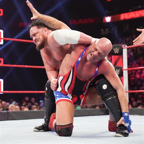 Kurt Angle Vs Samoa Joe Photos Wwe